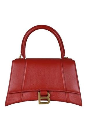Balenciaga Hourglass Handbag - Red