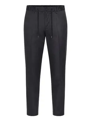 Herno Technical Fabric Drawstring Trousers - Blue