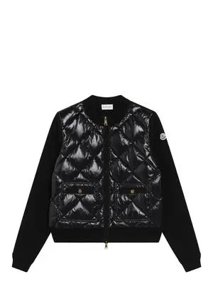 Moncler Padded Zip-up Sweatshirt - Black