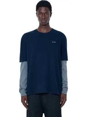 Miu Miu Wool And Cashmere Sweater - Blue