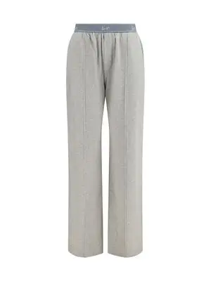 Kenzo Signature Stretch Cotton Pants - Gray