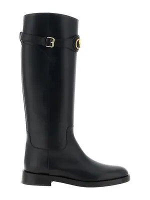 Valentino Garavani Vlogo Signature' Boots - Black