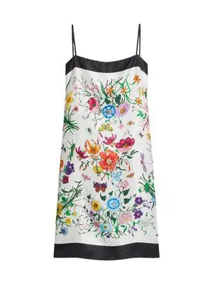 Gucci Printed Silk Twill Dress - Multicolor