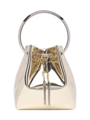 JIMMY CHOO Bon Bon Bucket Bag - Gold