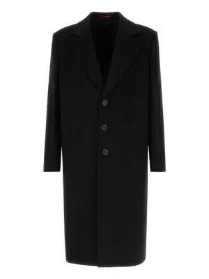 Gucci Wool Blend Coat - Black