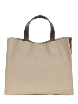 Marni Museo Tote Bag - Cream