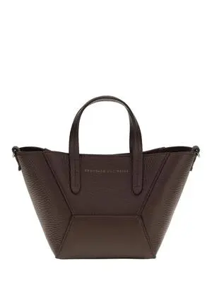 Brunello Cucinelli Bc Duo Leather Handbag - Multicolor