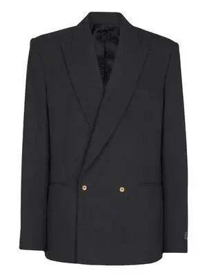 Balmain Jackets Blazers - Black