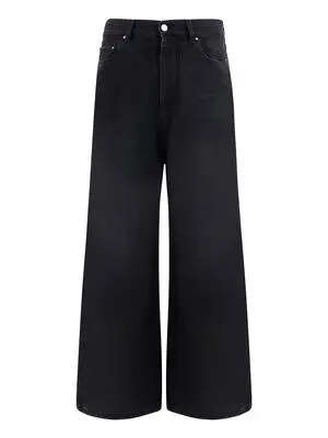 Amiri Wide-leg Jeans - Black