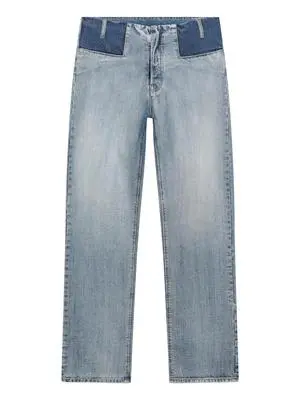 MAISON MARGIELA Patchwork Denim Jeans - Blue