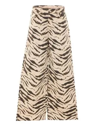 GANNI Lari Wide Jeans - Cream