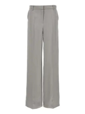 Magda Butrym Satin Pants - Gray