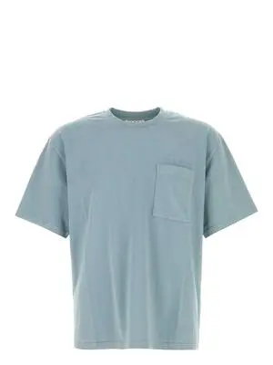 Marni Powder Cotton T-shirt - Blue