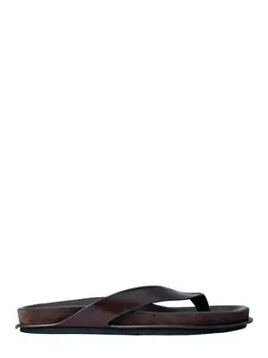 Jacquemus Jacquemus Les Tatanes Leather Sandals Brown