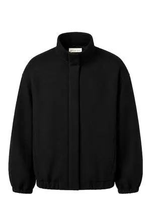 Dries Van Noten Wool-blend Bomber Jacket - Black