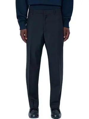 JIL SANDER Tapered Cropped-leg Trousers - Black