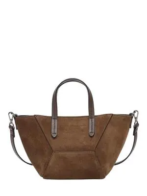 Brunello Cucinelli Duo Shoulder Bag - Brown