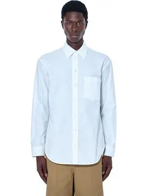Balenciaga Cotton Poplin Shirt - White