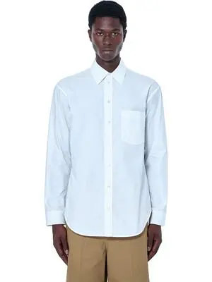Balenciaga Cotton Poplin Shirt - White