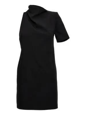 Sportmax Etere Viscose Dress - Black