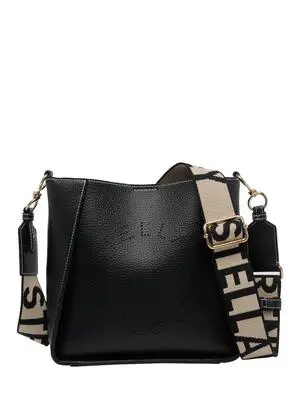 Stella McCartney Stella Mccartney Women Logo Square Crossbody Bag Black
