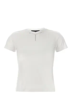 Y/project Stretch Viscose T-shirt - White