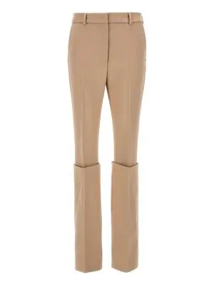 Sportmax Holiday Wool-blend Pants - Cream
