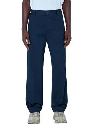 Moncler MONCLER Straight Leg Tailored Trousers Blue