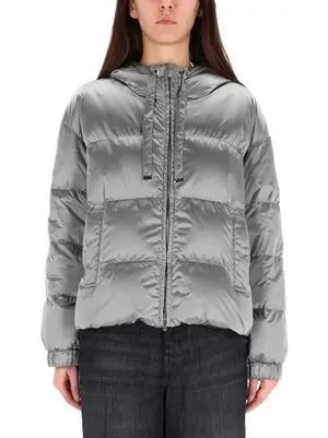 Max Mara Anti-drip Satin Quilt - Silver