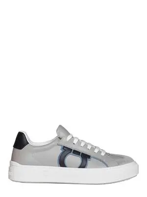 FERRAGAMO FERRAGAMO Calf Leather Gancini Sneakers Multicolor