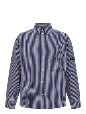 Balenciaga Striped Shirt - Blue