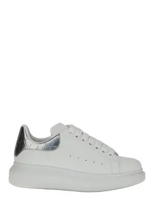 Alexander McQueen Leather Sneakers - White