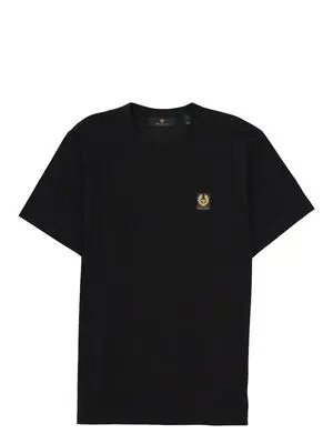 Belstaff T-shirt With Logo Patch - Black