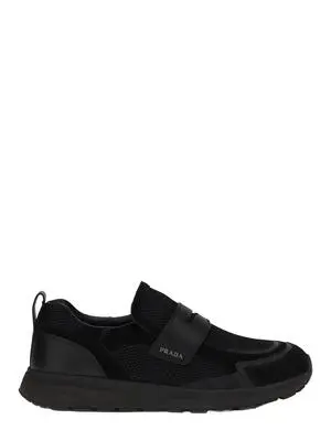 Prada Mesh Loafers - Black