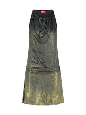 DIESEL® Acetate Blend Dress - Gold