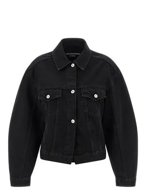 Jacquemus La Veste De-nimes Denim Jacket - Black