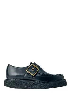 VIVIENNE WESTWOOD Buckle Detail Leather Loafers - Black