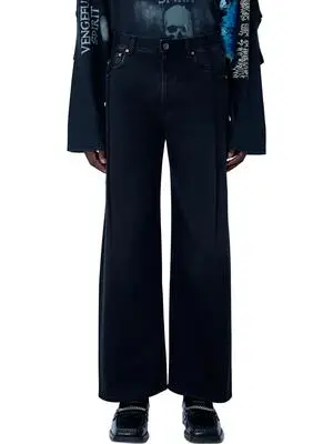 Vetements Reconstructed Jeans - Black