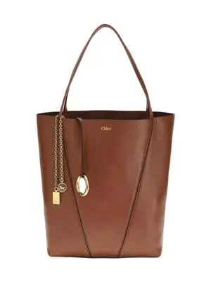 Chloé Chloé Spin Shoulder Bag Brown