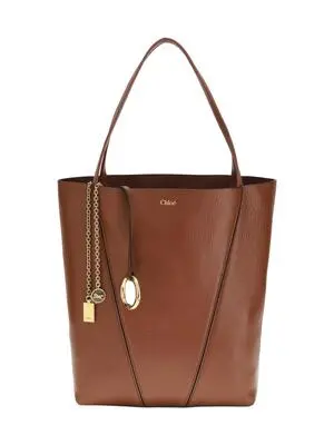 Chloé Spin Shoulder Bag - Brown