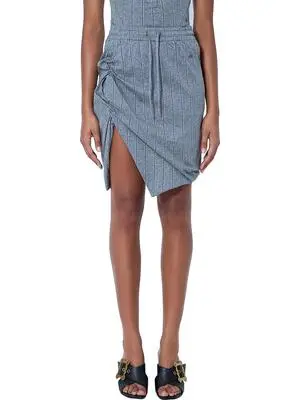 VIVIENNE WESTWOOD Mini Side Panther Skirt - Gray