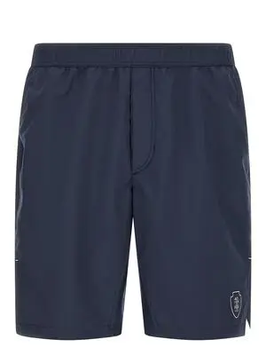 Brunello Cucinelli Nylon Bermuda Shorts - Blue