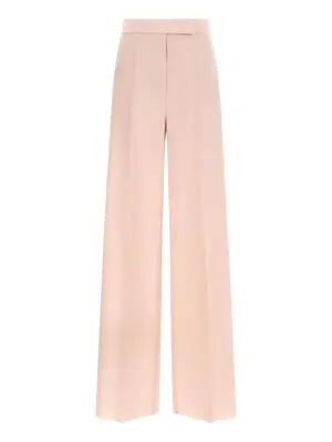 Max Mara Mxmgirone Virgin Wool Trousers - Pink