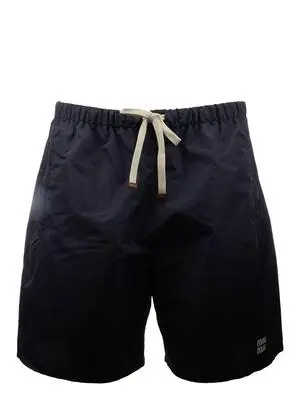 Miu Miu Drawstring Waistband Shorts - Multicolor