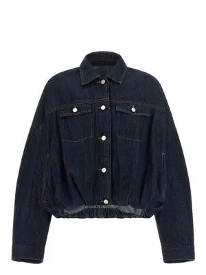 Dries Van Noten Oversized Denim Jacket - Blue