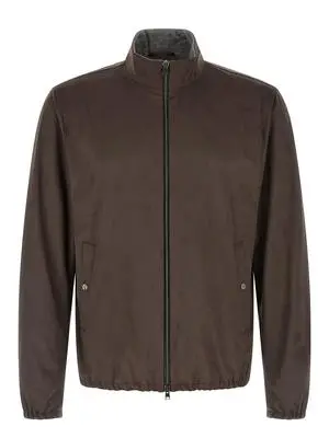 HERNO Herno Men Suede Effect Jacket