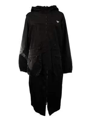 Prada Hooded Utility Long Jacket - Multicolor