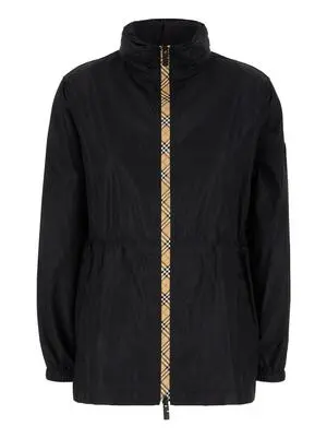 Burberry Hooded Windbreaker - Multicolor