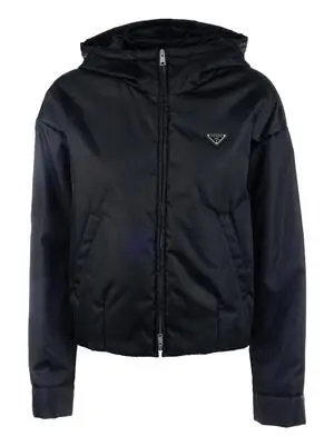 Prada Bomber Jacket With Hood - Multicolor