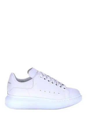 Alexander McQueen Leather Sneakers - White